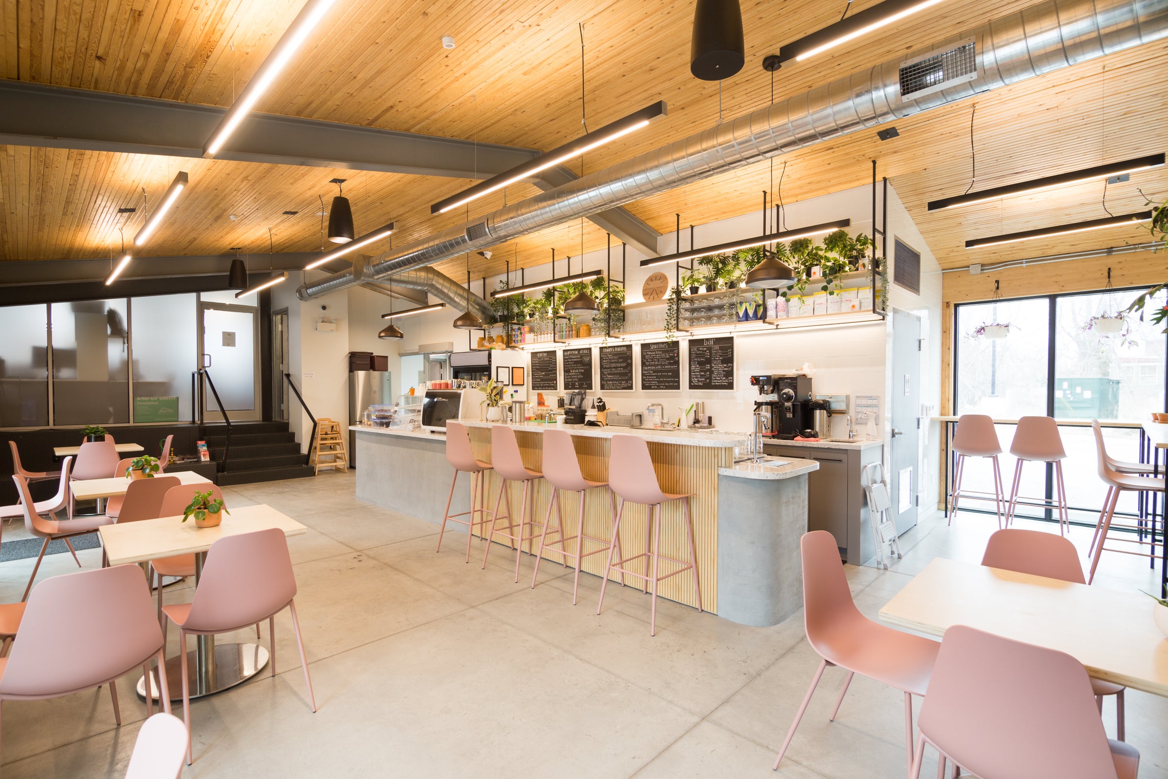 TULA café located in Kingston's Inner Harbour inside the Broom Factory ...